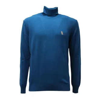 Aquascutum Homme, Pulls, Bleu, Taille: XL Pulls &agrave; col rond