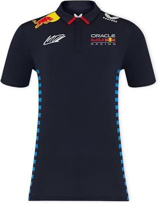 Castore Polo &agrave; Manches Courtes Officiel Homme Oracle Red Bull Racing Teamline Sergio Perez - Bleu Taille M
