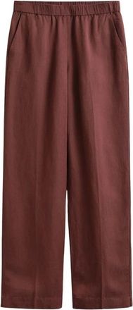 GANT Femme, Pantalons, Rouge, Taille: 38 FR Wide Pantalons