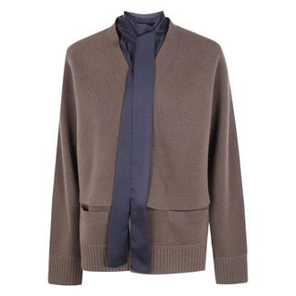 sacai Cardigans - Femme - Pulls - Brun - Taille: 40 FR