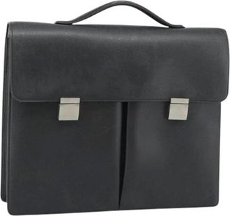 Louis Vuitton Sac daffaires en cuir Taiga Pre-owned - Femme - Pre-owned - Noir - Taille: ONE Size
