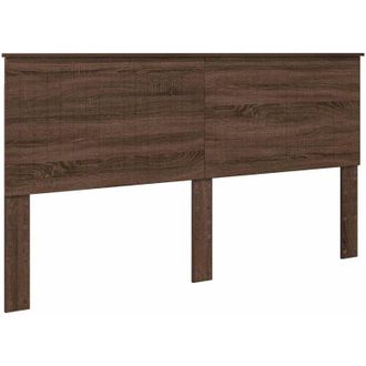 vidaXL Kopfteil mit Kopfteil Braun Eichen-Optik 180 cm Holzwerkstoff vidaXL