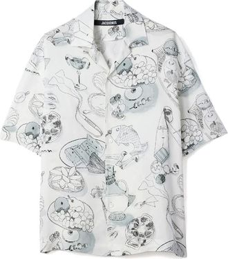 Jacquemus Homme, Chemises, Multicolore, Taille: L Short Sleeve Chemises