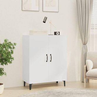 vidaXL Buffet Blanc 70x34x90 cm Bois ding&eacute;nierie