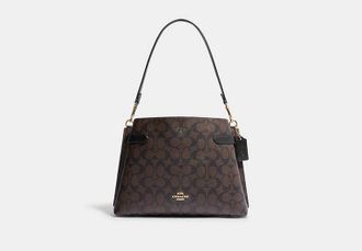 Coach Hanna Schultertasche Aus Signature-Canvas