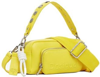 Desigual Accessoires PU à Travers Le Sac de Corps, Femme, Jaune, One Size