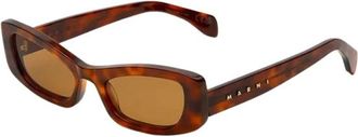 Marni unisex, Accessoires, Brun, Taille: 54 MM Lunettes de soleil