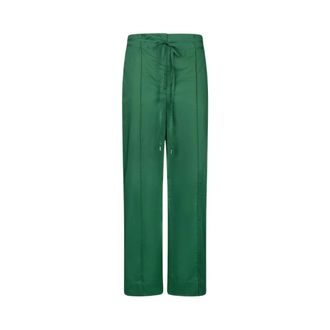Liu Jo Gerade Hose mit G&uuml;rtel - - Trousers - Damen - Gr&uuml;n - XL