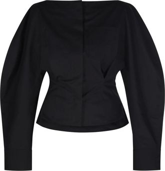 Jacquemus Femme, Blouses et Chemises, Noir, Taille: 36 FR Chemise Barco Noire