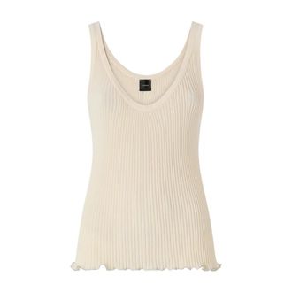 Pinko Geripptes Tanktop - - Tops - Damen - Wei&szlig; - S