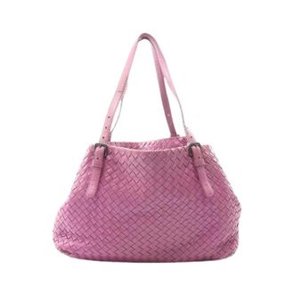 Bottega Veneta Pre-owned Intrecciato Leder Shopper - - Pre-owned - Damen - Lila - ONE SIZE