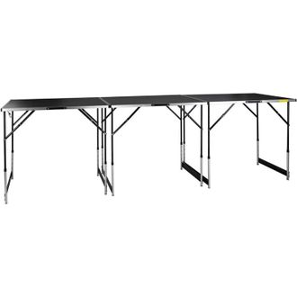 Dema Tapeziertisch 3m Klapptisch Mehrzwecktisch Flohmarkttisch Campingtisch 3-teilig