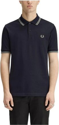 Fred Perry Homme, Tops, Bleu, Taille: M Polo Chemises