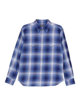 Tom Ford Chemise - Bleu