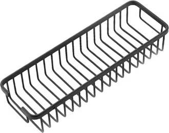 Angoily Aluminium Duschablage Aufbewahrungsregal Bohrfreier Duschorganizer Wandregal Toilettenartikelst&auml;nder Badezimmerregal Toilettenablage Aufbewahrungshalt