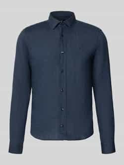 Joop Causal Fit Leinenhemd mit Kentkragen Modell Mike
