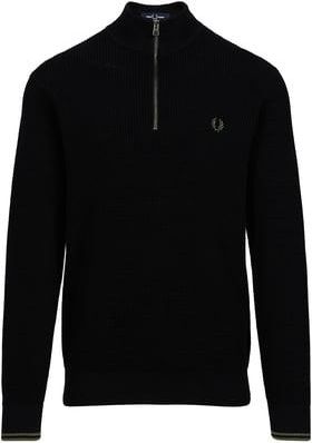 Fred Perry Pull gaufr&eacute; en coton