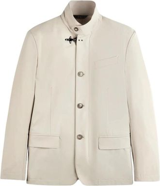 Fay Homme, Vestes, Beige, Taille: XL Giacca Travel in Nylon Stretch