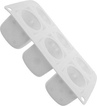 NUOBESTY Silikon W&uuml;rfelform 3d Backform Antihaft Hitzebest&auml;ndig F&uuml;r Mousse Kuchen Dessert Mit 6 Mulden Gro&szlig;z&uuml;gig F&uuml;r Geb&auml;ck Seife Tortendekoration