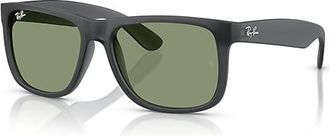 Ray-Ban Justin Classic Sonnenbrillen Opalgrau Fassung Gr&uuml;n Glas 54-16