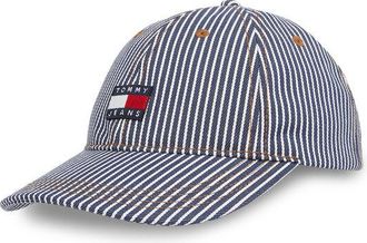 Tommy Jeans Cap Tjm Heritage Stripe Cap AM0AM13358 Dunkelblau