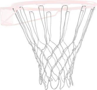 Sport-Tec Basketballnetz für Basketballkorb Basketball Netz Gute QUALITÄT 40 cm weiß