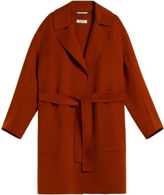 Max Mara Femme, Manteaux, Rouge, Taille: 42 FR Paris Coat