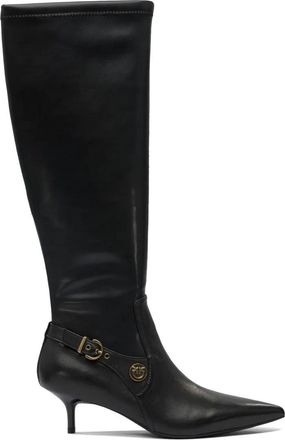 Pinko Pinko Stiefel - Leather Ankle Boots - Gr. 37 (EU) - in Schwarz - f&uuml;r Damen