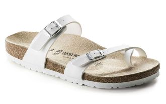Birkenstock Classic Mayari Birko-Flor 71051, Zehentrenner, Weiß (Weiß 73), 41 EU (7.5 UK)
