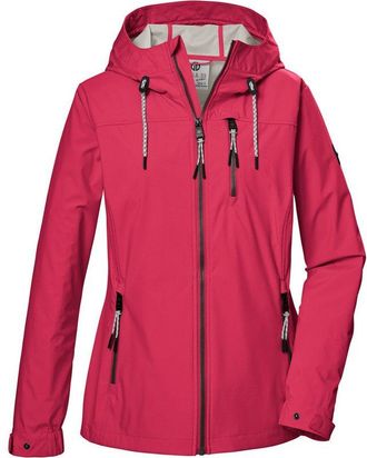 G.I.G.A. DX by killtec Softshelljacke GS 74 WMN SFTSHLL JCKT Damen Softshelljacke, wasserabweisend, winddicht, pflanzenbasiert