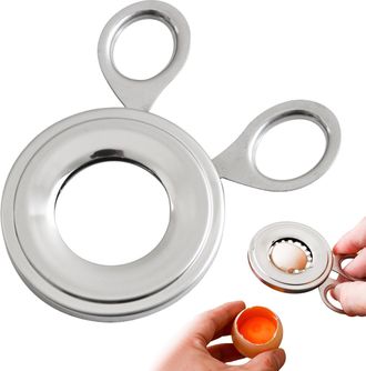 Generic Egg Topper Cutter Kitchen Craft Egg Topper Edelstahl Egg Cutter Kitchen Craft Egg Topper Edelstahl Gourmet Egg Topper für die Versorgung mit Küchenwer