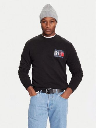 Tommy Jeans Sweatshirt DM0DM22093 Schwarz Relaxed Fit