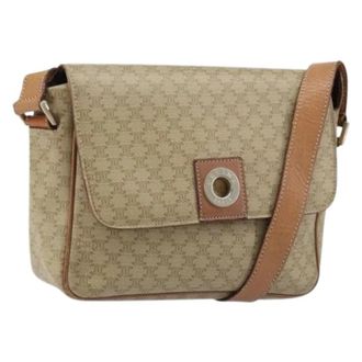 Celine Pre-owned Vintage Canvas Schultertasche - - Pre-owned - Damen - Beige - ONE SIZE