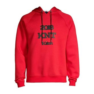 Kiton Homme, Sweatshirts et sweats à capuche, Rouge, Taille: XS SweaT-shirt Rouge avec Capuche à Cordon