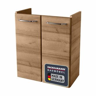 Fackelmann Fackelmann Mini-Waschtischunterschrank Milano/Badschrank mit Soft-Close-System/Maße (B x H x T): ca. 52 x 61 x 27,5 cm/Schrank fürs Bad mit 2 Türen/Ko
