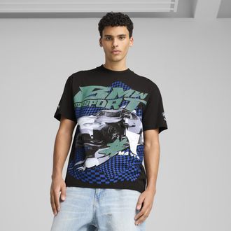 Puma BMW M Motorsport Big Graphic T-Shirt Herren, Kleidung, Schwarz, L