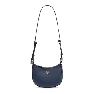 Pinko Pinko, Femme, Sacs, Bleu, Taille: ONE Size Sac bandouli&egrave;re Half Moon Baby