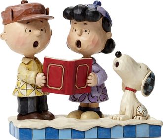 Enesco Peanuts von Jim Shore Charlie und Lucy Carolling Figur
