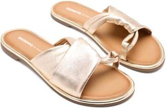 Gioseppo Femme Whately Sandale Plate, Platine, 37 EU