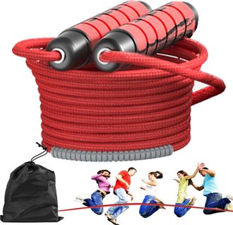 Generic Springseil - &Uuml;bung Springseil, Springseil f&uuml;r Fitness&uuml;bungen, verstellbares Springseil, Fitness-Zubeh&ouml;r, kein Verheddern, Springseil im Set
