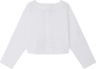 SOEUR Soeur, Femme, Blouses et Chemises, Blanc, Taille: 44 FR Hansel Embroidered Cotton Blouse