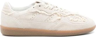 Alohas Alohas, Femme, Chaussures, Blanc, Taille: 41 EU Tb.490 Crochet Leather Baskets
