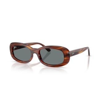 Ray-Ban unisex, Accessoires, Brun, Taille: ONE Size Rb2221 Oval Lunettes de soleil