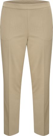 Kaffe Curve Kaffe Curve Damen Plus-Size Womens Trousers Full Length Elasticated Waist Pockets Hose, Chinchilla