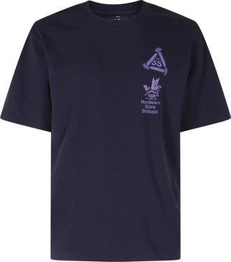 Edwin Homme, Tops, Bleu, Taille: XL Hardware Store Shibuya TS