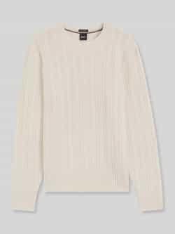 HUGO BOSS Regular Fit Pullover mit Baumwoll-Anteil Modell Furlan