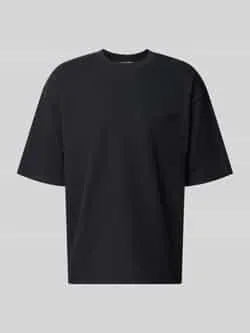 Review Relaxed Fit T-Shirt mit Strukturmuster