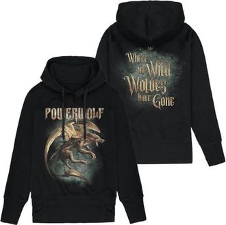 Powerwolf Where The Wild Wolves Have Gone Femme Sweat-Shirt &agrave; Capuche Noir L