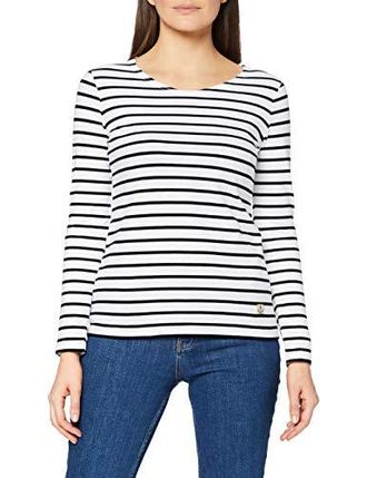 Armor Lux Marini&egrave;re Plozevet - Coton l&eacute;ger Blanc/Rich Navy M