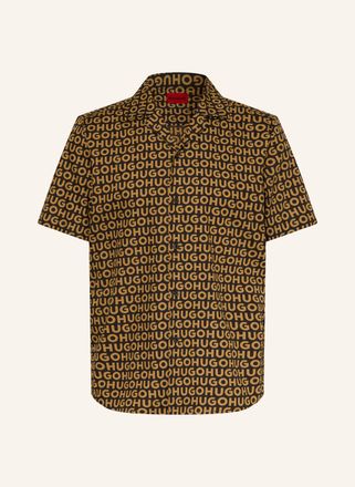 HUGO BOSS Hugo Resorthemd Ellino Relaxed Fit beige